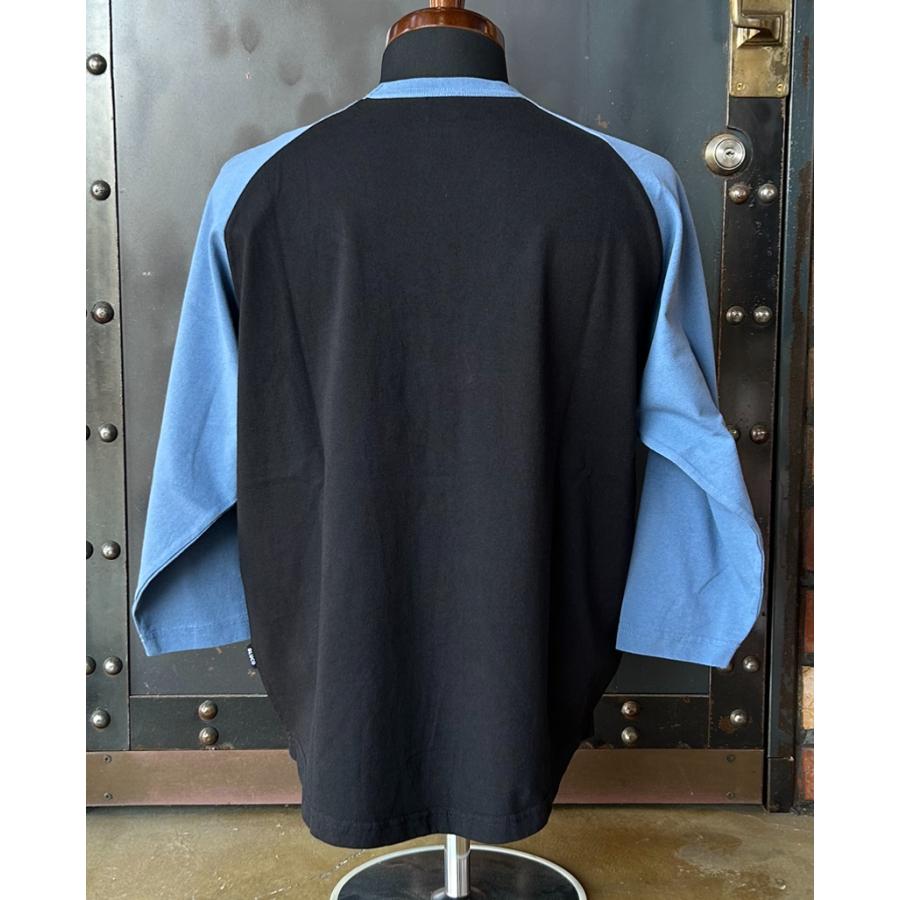 BLUCO ブルコ RAGLAN 3/4 TEE -BWG- 151-12-010 BLACK-SLATE BLUE : MAGIC-U&Co. - 通販 - Yahoo!ショッピング