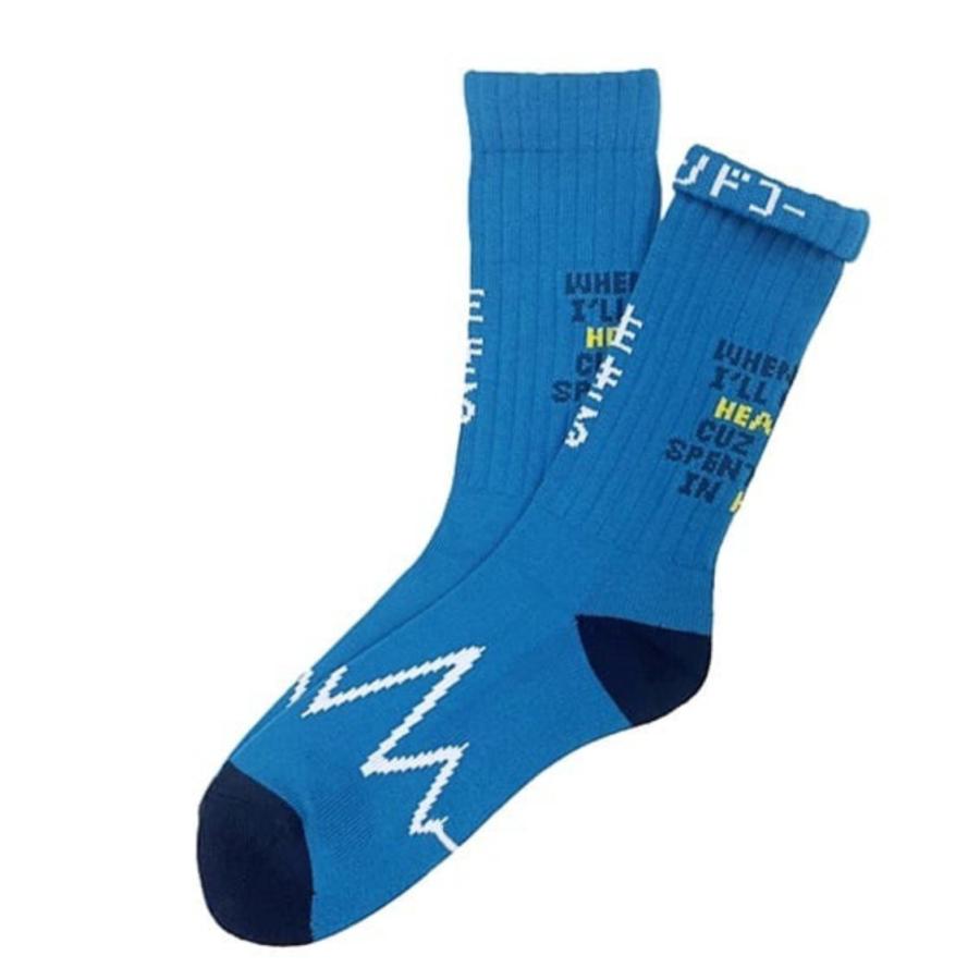 ching&co. チンアンドコー 生きる blue lagoon Socks ソックス : MAGIC-U&Co. - 通販 - Yahoo!ショッピング