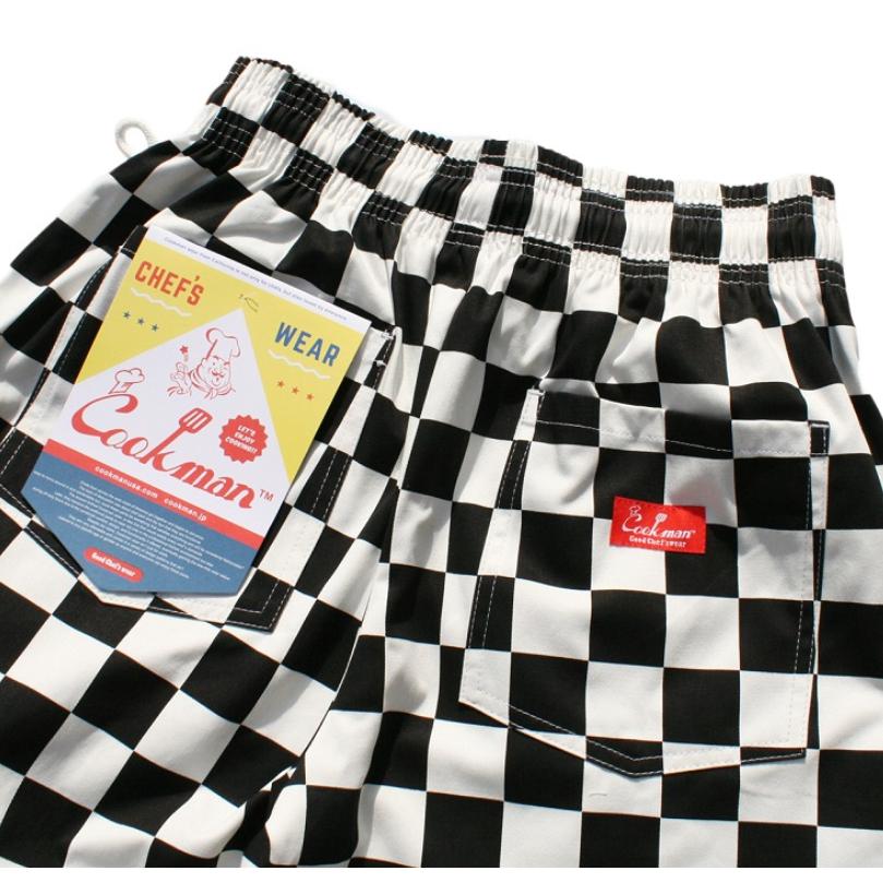 COOKMAN（クックマン） シェフパンツ Chef Pants Checker Black 231-32831 : MAGIC-U&Co ...