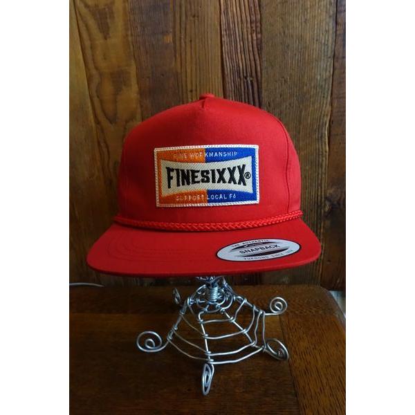 ファインシックス FINESIXXX FS 5PANEL WAPPEN CAP FS-0078-006041 キャップ RED : MAGIC ...
