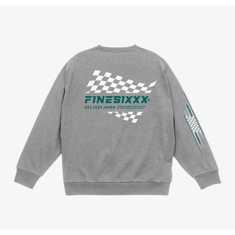 ファインシックス FINESIXXX FINE-FLAG GRAPHIC CREW NECK SWEAT GRAY : MAGIC-U&Co ...