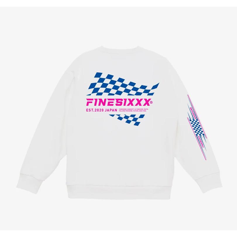 ファインシックス FINESIXXX FINE-FLAG GRAPHIC CREW NECK SWEAT WHITE : MAGIC-U&Co ...