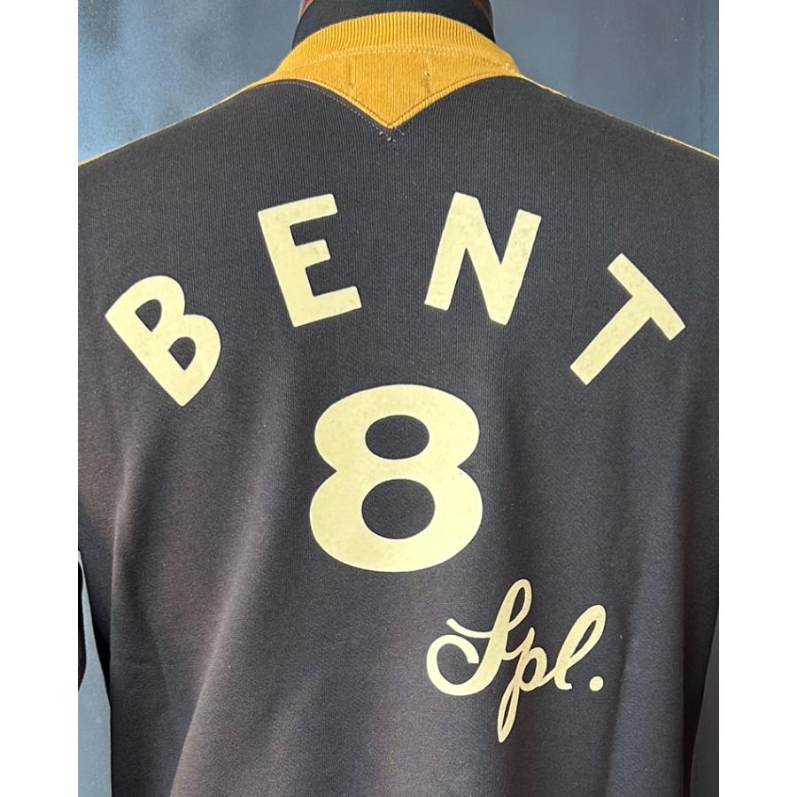 FREEWHEELRES フリーホイーラーズ "HELLBENT V8" ATHLETIC SWEAT SHIRT 2334004 SOOT BLACK×OLD GOLD ...