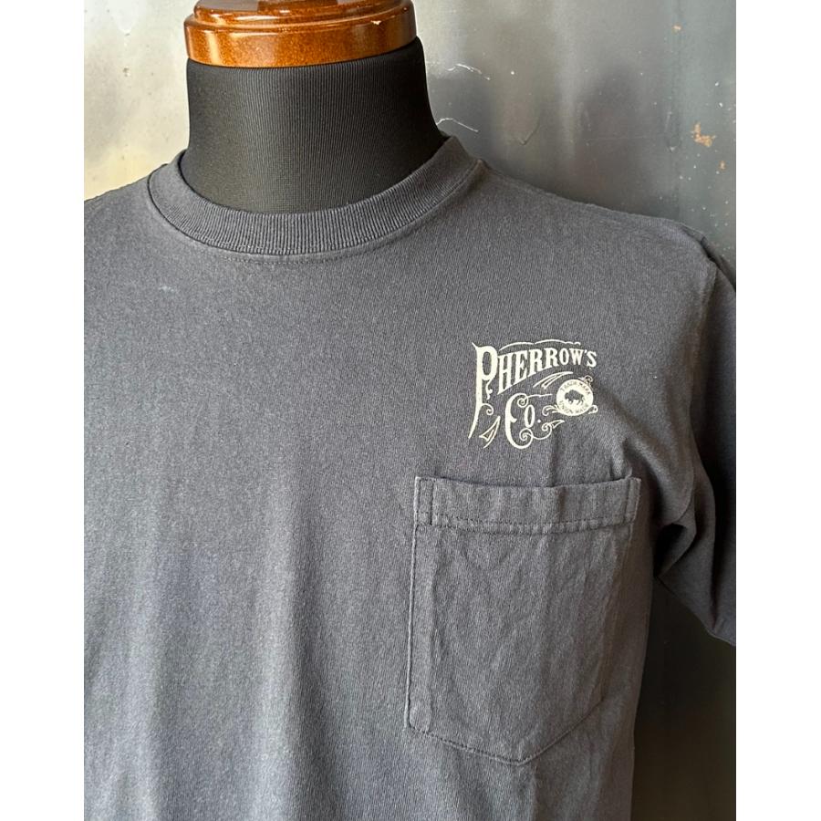 Pherrow's フェローズ S/S T-SHIRTS 25S-PPT1 S.BLACK : MAGIC-U&Co. - 通販 - Yahoo!ショッピング