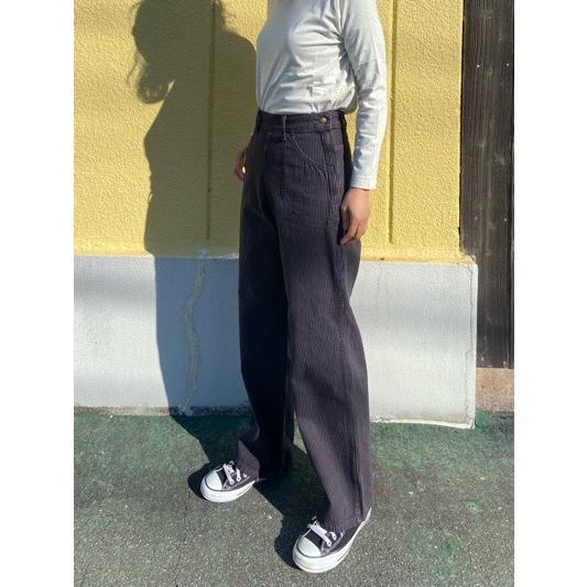 Lee Lee（リー） SIDE ZIP WORK PANTS LL6147-268 ブラウンストライプ : MAGIC-U Lady s - 通販 - Yahoo!ショッピング