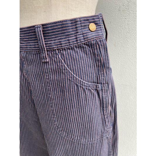 Lee Lee（リー） SIDE ZIP WORK PANTS LL6147-268 ブラウンストライプ : MAGIC-U Lady s - 通販 - Yahoo!ショッピング