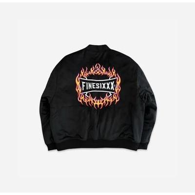 ファインシックス/FINESIXXX ジャケット FS-2024FW-002 2ND ANNIV. FINE FLAMES REVARSIBLE JACKET - LIMITED BLK× ...