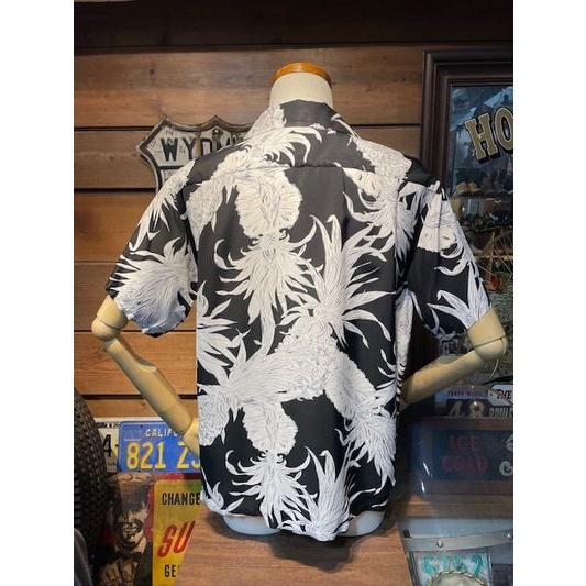 SUN SURF サンサーフ/SunSurf アロハシャツNo. SS39413 / RAYON HAWAIIAN SHIRT “ISLAND PINEAPPLE” BLK : Magic-U ...