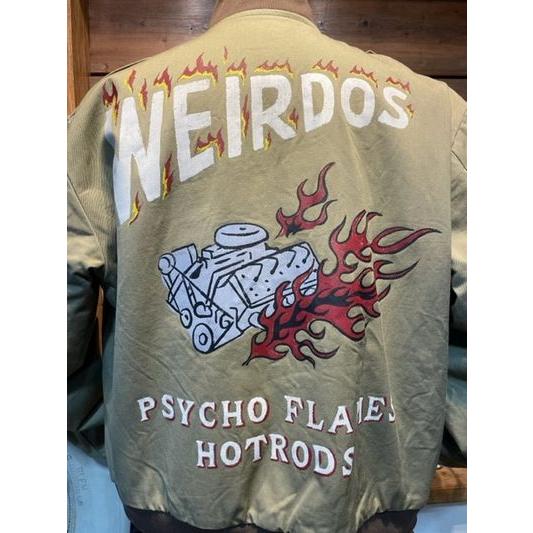 WEIRDO ウィアード/WEIRDO ジャケット WRD-22-AW-02 PSYCHO FLAMES - UTILITY JACKET ...