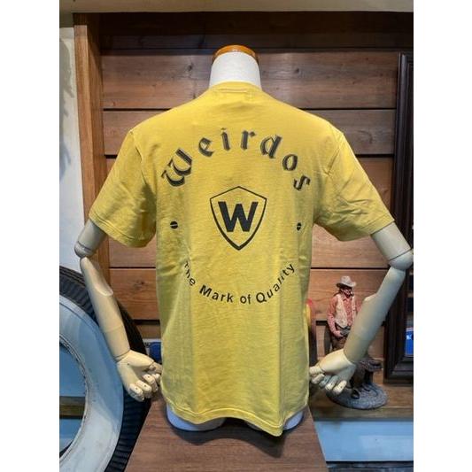 WEIRDO ウィアード/WEIRDO Tシャツ WRD-23-SS-24 W SHIELD - S/S T-SHIRTS YEL ...