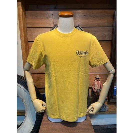 WEIRDO ウィアード/WEIRDO Tシャツ WRD-23-SS-24 W SHIELD - S/S T-SHIRTS YEL ...