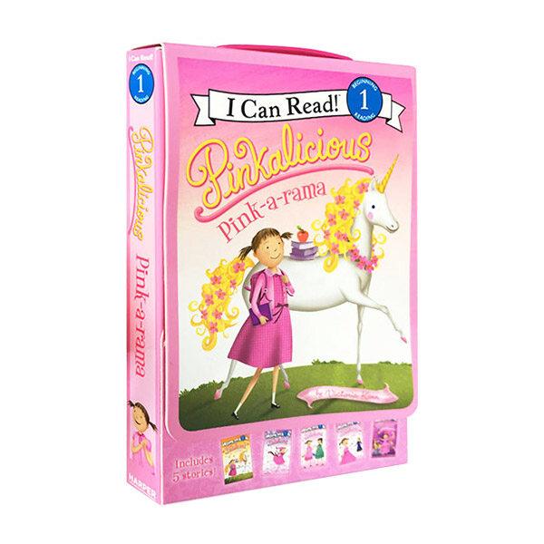 I Can Read 1 : Pinkalicious: Pink-a-rama Readers 5 types Box Set ...