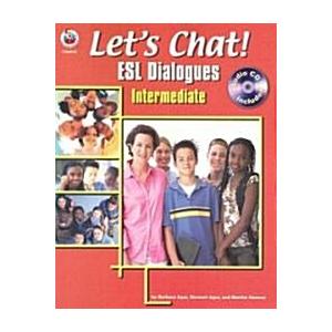 Let's Chat! ESL Dialogues (Paperback Compact Disc) :9780768230772:心の ...