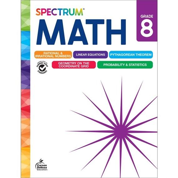 Spectrum Math Workbook Grade 8 (Other) : 心のオアシス - 通販 - Yahoo!ショッピング