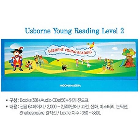 Usborne Young Reader Level 2 Full Set (50 Paperbacks + 50 Audio CDs ...