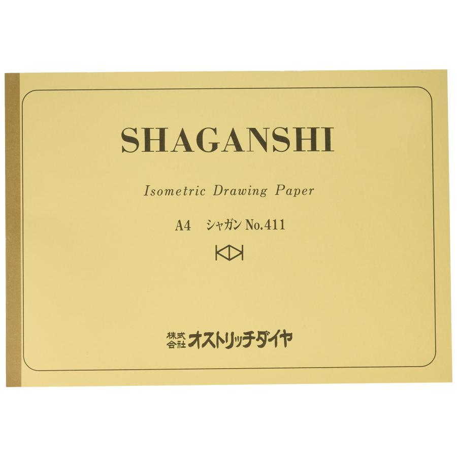 オストリッチダイヤ A4 1ミリシャガン紙 50枚綴 シャ411 : まごごろマート本店 - 通販 - Yahoo!ショッピング