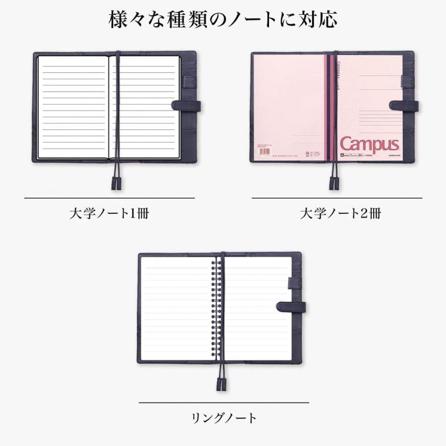 ノートカバー B6 本革 手帳カバー ブランド おしゃれ ノートブックカバー 2冊 ほぼ日手帳 2022 A6 レザー 大学 NC0 : nc0 : 財布バッグメンズ のBLUE ...