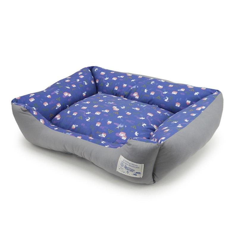 PetPro 【在庫処分】ペットプロ Homey ビレッジアニマル スクエアベッド Mネイビー : magpet - 通販 - Yahoo!ショッピング
