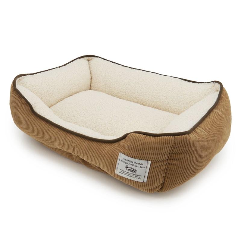 PetPro（ペットプロ） 【在庫処分】ペットプロ Homey コーデュロイ リバーシブル スクエアベッド Sブラウン : magpet - 通販 - Yahoo!ショッピング