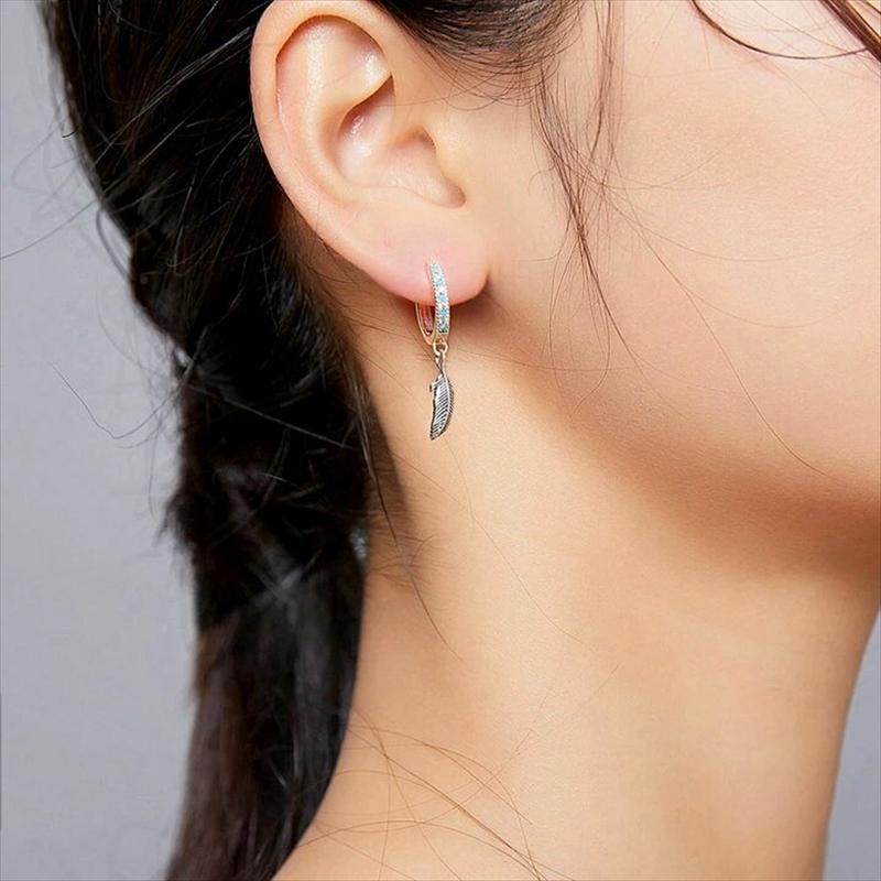 ハワイアンジュエリー 即納 ターコイズ フェザー フープ シルバー925 (S925) ピアス [Tselection] : Hawaiian moon MAHEALANI - 通販 ...