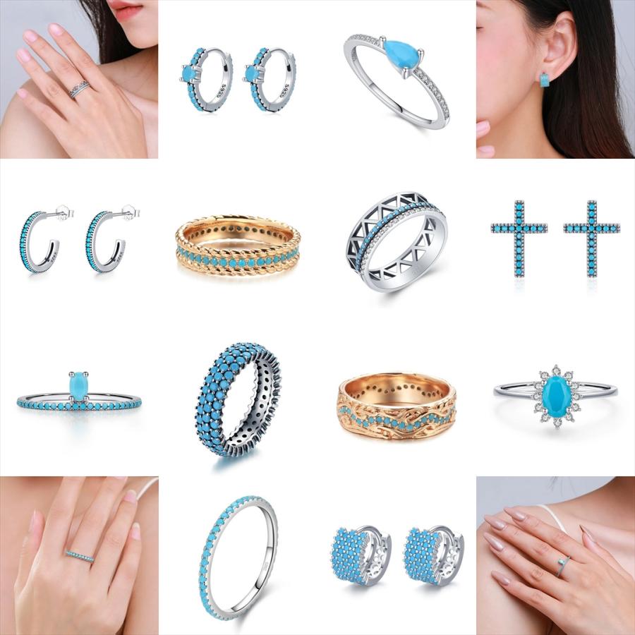 即納 ターコイズ ヴィンテージ スクエア フープ シルバー925 (S925) ピアス [Tselection] :tselection021:Hawaiian moon MAHEALANI ...