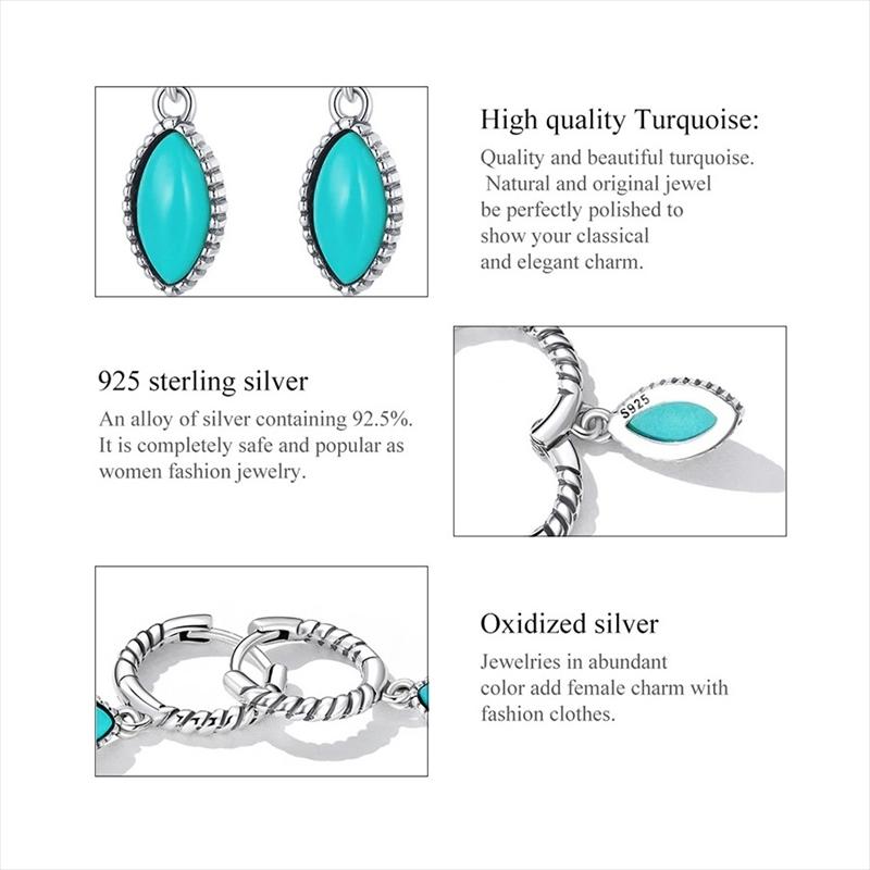 即納 ターコイズ オーバル & フープ シルバー925 (S925) ピアス [Tselection] :tselection027:Hawaiian moon MAHEALANI - 通販 ...