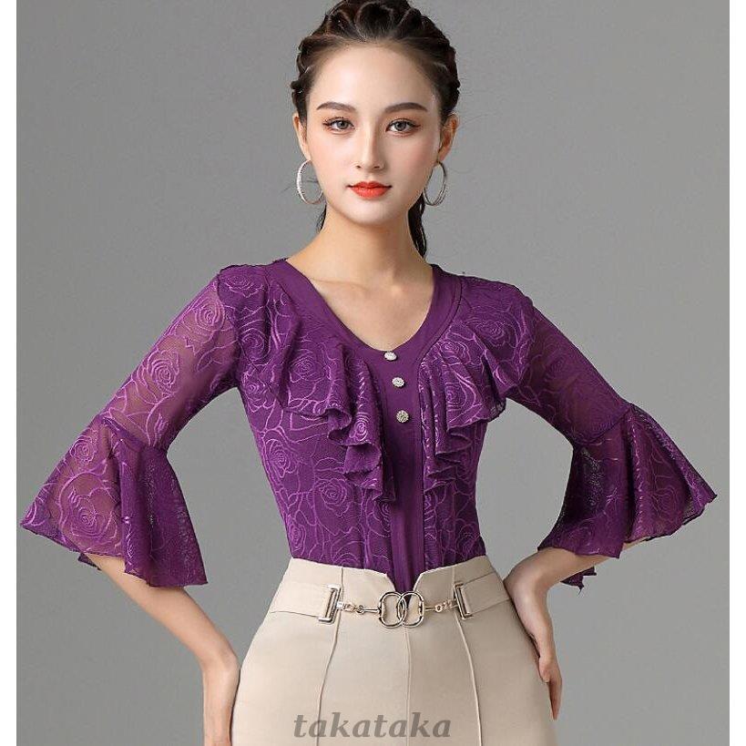 新入荷社交ダンスドレス ラテンドレス モダンドレス ロングスカート ダンスウエア トップス 競技 デモ ダンス衣装 :takataka-0825wdf49:まひまひ - 通販 - Yahoo ...