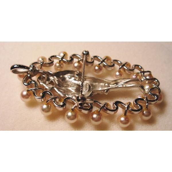 B92:SV パール ブローチペンダント : b92 : マホガニーホール Yahoo!店 - 通販 - Yahoo!ショッピング