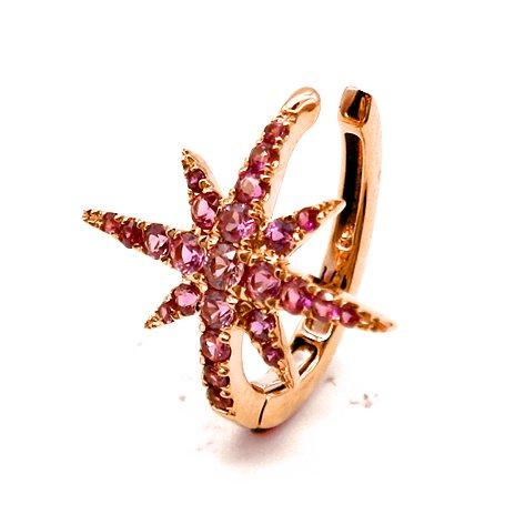 ER191:K18PG ピンクサファイア バネクリップ イヤーカフ（片方） : マホガニーホール Yahoo!店 - 通販 - Yahoo!ショッピング