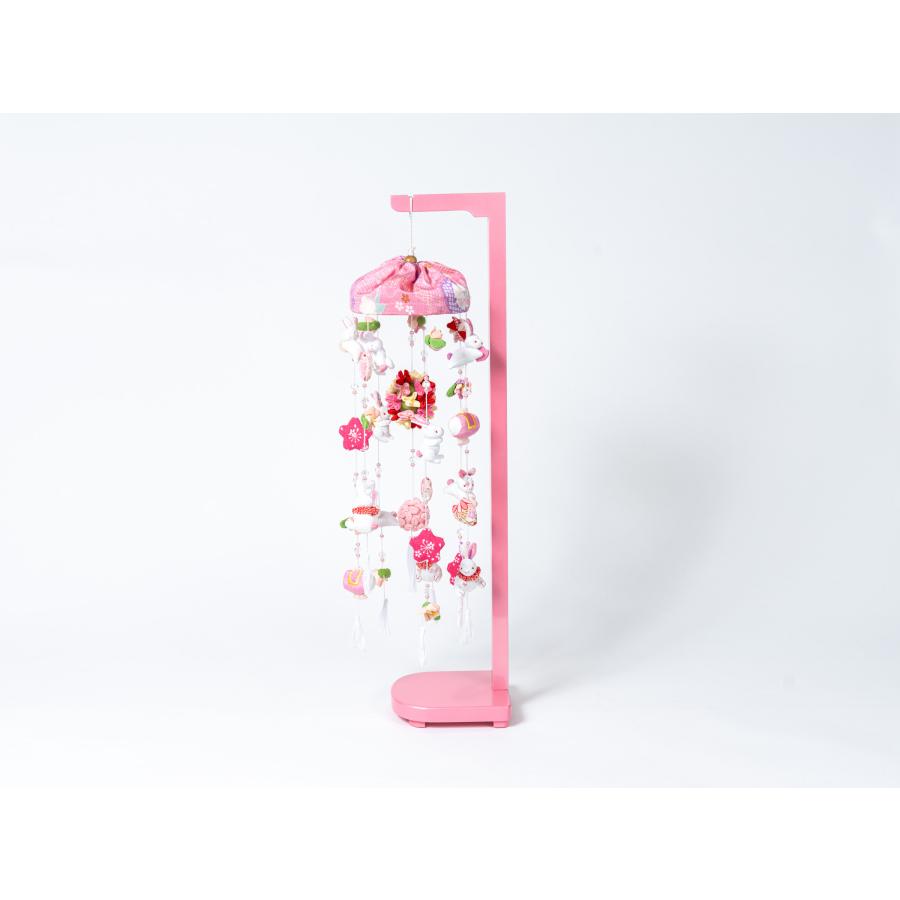 雛人形 お雛様 コンパクト おしゃれ かわいい つるし雛飾り つるし雛 クリスタルうさぎ H70 : 雛人形メーカーMAHOROBA(マホロバ) - 通販 - Yahoo!ショッピング