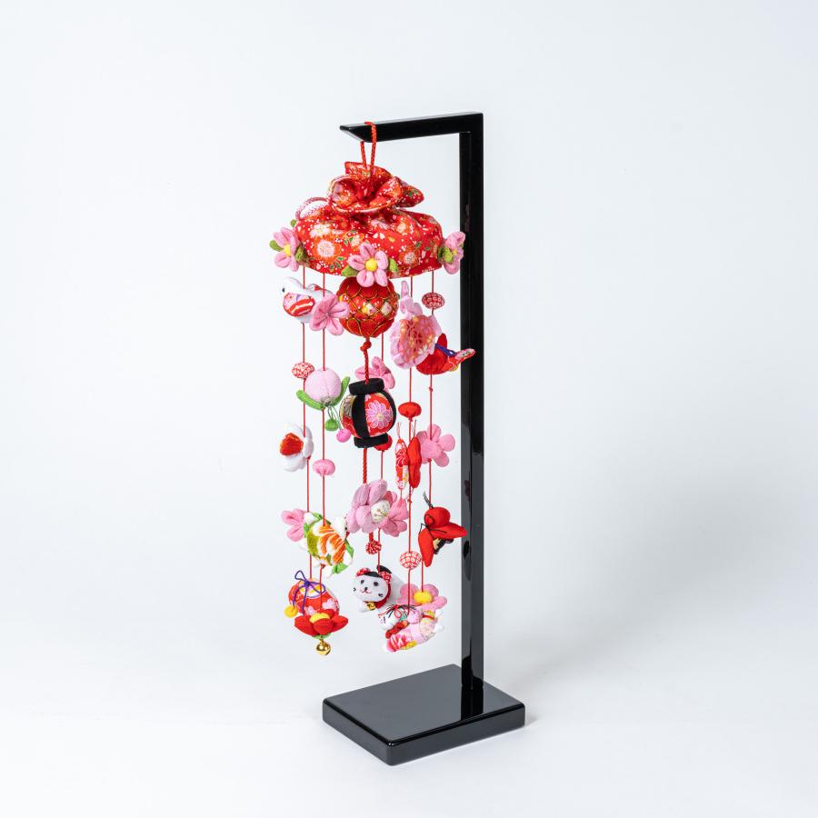 雛人形 お雛様 コンパクト おしゃれ かわいい つるし雛飾り つるし雛 ももひな H47.5 : 雛人形メーカーMAHOROBA(マホロバ) - 通販 - Yahoo!ショッピング