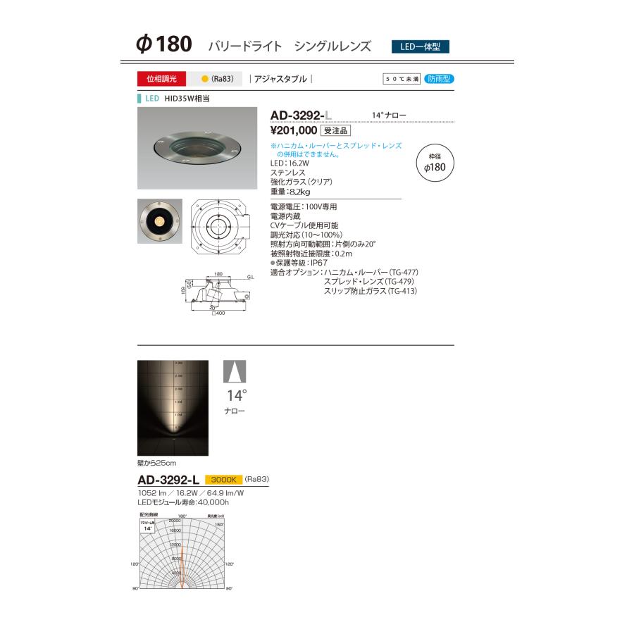 山田照明 山田照明(YAMADA) AD-3292-L エクステリア バリードライト 位相調光 電球色 防雨 ♪§ : まいどDIY - 通販 - Yahoo!ショッピング