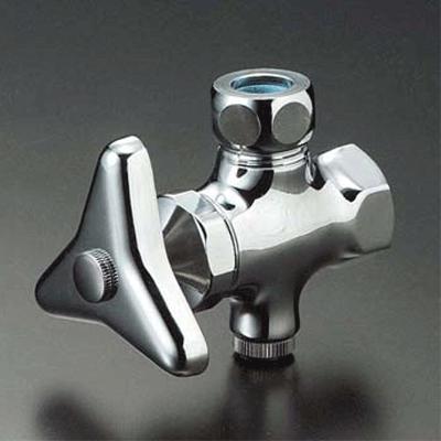 KVK 止水栓 KVK K6W-P5 アングル形止水栓 水抜き付 固定こま : まいどDIY - 通販 - Yahoo!ショッピング