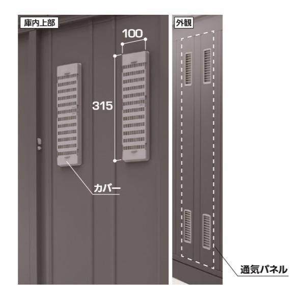 イナバ物置 [関西限定]イナバガレージ アルシア オプション 通気パネル KDT-J ジャンボ用 ♪【本体同時注文のみ】 : まいどDIY - 通販 - Yahoo!ショッピング