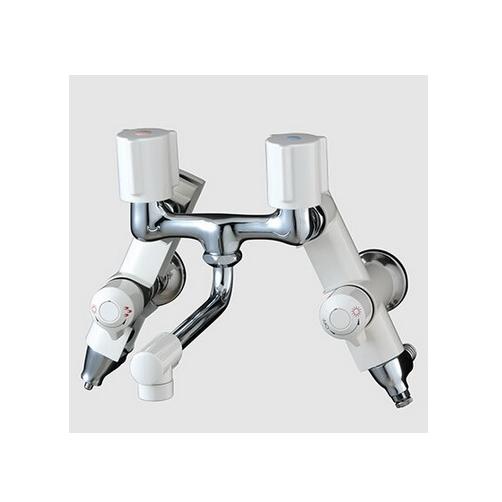 KVK KVK KM13N2SL ソーラー2ハンドル混合栓併用形 170mmパイプ付 : まいどDIY - 通販 - Yahoo!ショッピング