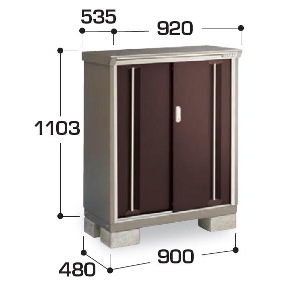 イナバ物置 [関西限定]イナバ物置 ナイソーシスター KMW-095B 二重構造収納庫 全面棚タイプ ♪ : まいどDIY - 通販 - Yahoo!ショッピング