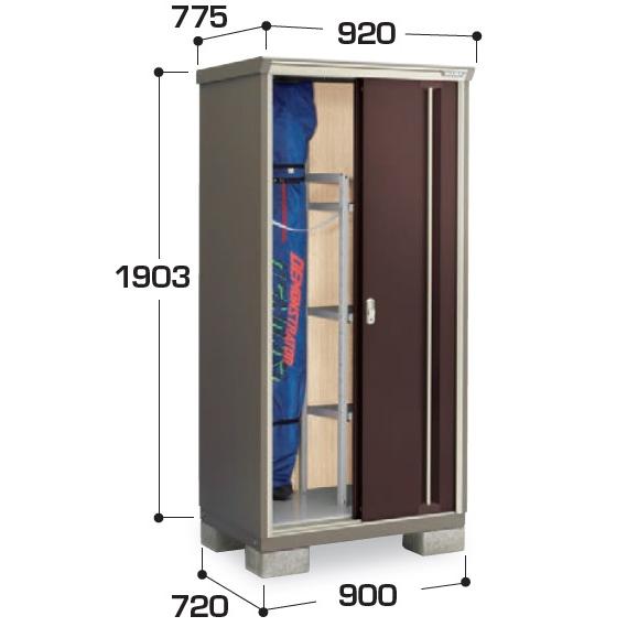 イナバ物置 [九州限定]イナバ物置 ナイソーシスター KMW-097E 二重構造収納庫 全面棚タイプ ♪ : まいどDIY - 通販 - Yahoo!ショッピング