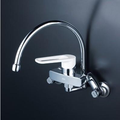 KVK KVK MSK110KRG スワン型パイプ シングルレバー式混合栓 : まいどDIY - 通販 - Yahoo!ショッピング