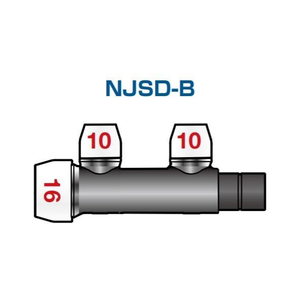 BRIDGESTONE ブリヂストン NJSD-B(発注単位：10個) ヘッダー 組立自在樹脂ヘッダー(NJヘッダーピース ...