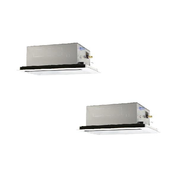 三菱 PLZX-HRMP140L4 業務用エアコン 2方向天井カセット ズバ暖スリム Hシリーズ 同時ツイン P140形 5馬力 三相 200V ワイヤード ♪ :plzx-hrmp140l4 ...