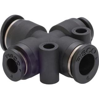 日本ピスコ PZB6-4M チューブフィッティングミニタイプクロスB [ ] : pzb6-4m : まいどDIY - 通販 - Yahoo!ショッピング