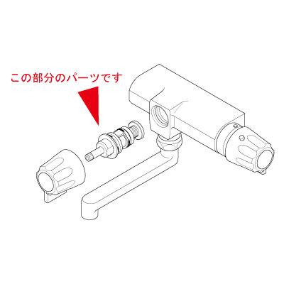 KVK 水栓部材 KVK PZKF58 サーモスタットシャワー切替弁ユニット : まいどDIY - 通販 - Yahoo!ショッピング