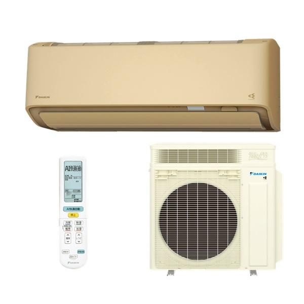 ダイキン S566ATRV-C エアコン 18畳 ルームエアコン RXシリーズ うるるとさらら 室外電源タイプ 単相200V 20A 18畳程度 ベージュ (S565ATRV-C 後継品) ♪ ...