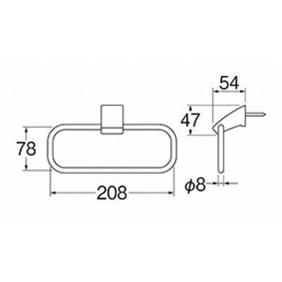 SANEI（水栓金具） 洗面所 三栄水栓 W5701-D アクセサリー タオルリング : まいどDIY - 通販 - Yahoo!ショッピング