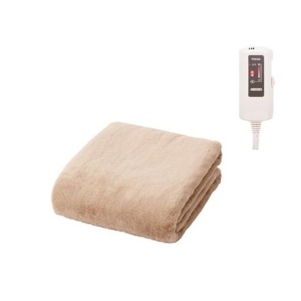 ユアサプライムス YCB-PFB40E(C) 電気ブランケット プレミアムフェイクファー モカ [℃℃] : ycb-pfb40e-c ...