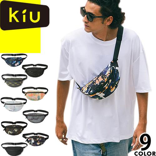 KiU kiu キウ バッグ ウエストポーチ ウォータープルーフボディバッグS k328 レディース メンズ 軽量 防水 撥水 アウトドア ブランド おしゃれ 黒 ブラック : MSS ...