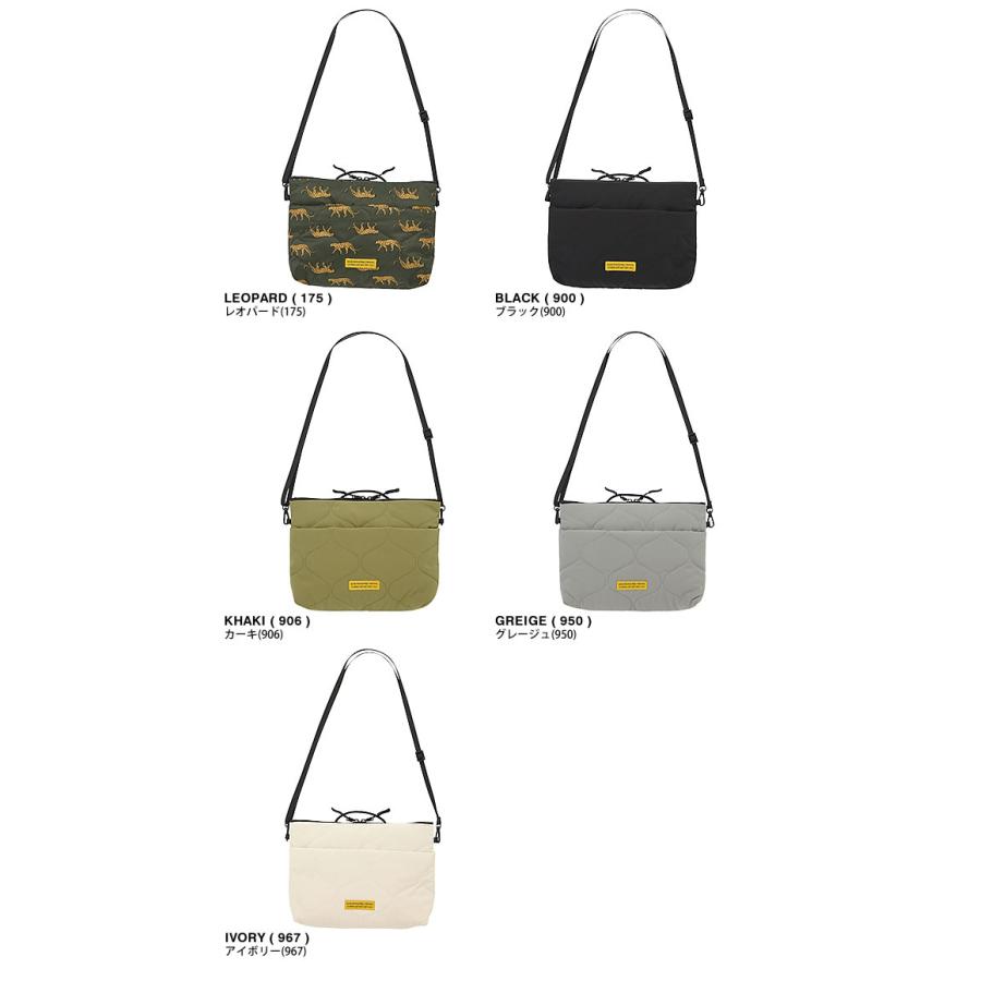 KiU kiu キウ バッグ ショルダーバッグ キルティングバッグ パデットサコッシュポーチ レディース メンズ 撥水 軽量 斜めがけ 小さめ ブランド レオパード 黒 : MSS - 通販 ...