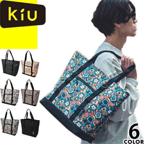 KiU kiu キウ バッグ 600D トートバッグ メンズ レディース 撥水 防水 PCポケット 通勤 通学 大容量 おしゃれ 大きめ ブランド カジュアル 縦型 黒 ブラック : MSS ...