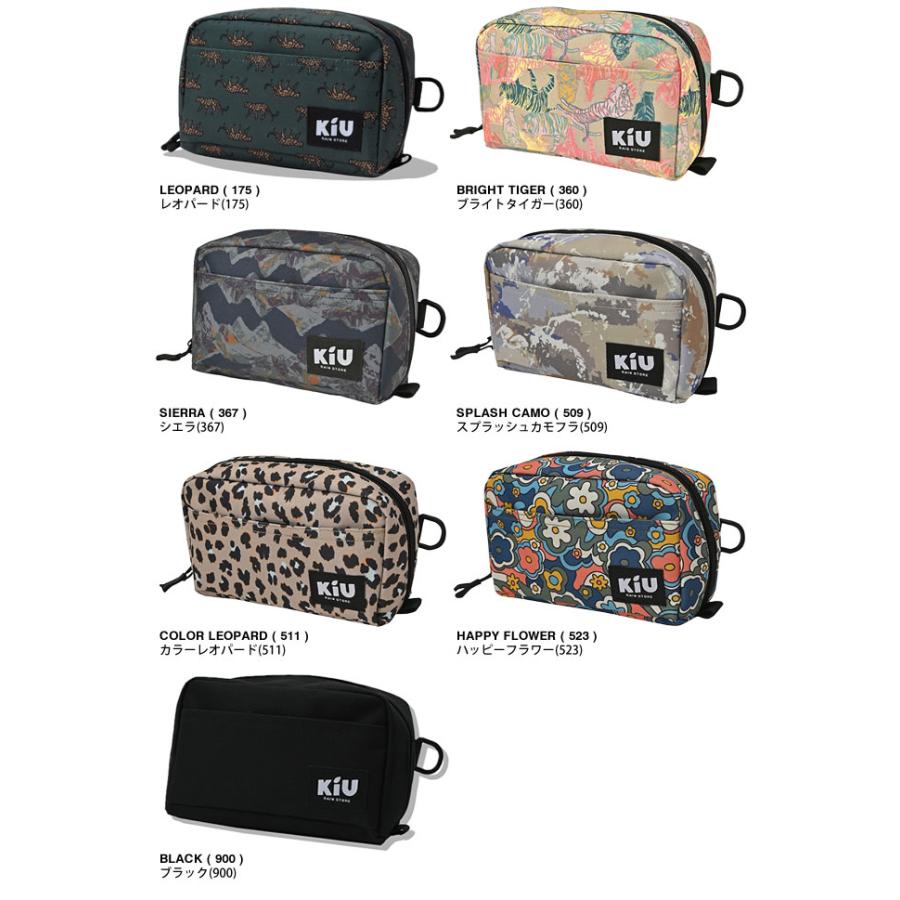 KiU kiu キウ ポーチ ウォーターリペレントポーチ L K293 レディース メンズ 撥水 防水 コスメポーチ 化粧ポーチ 小物入れ おしゃれ 可愛い ブランド 持ち歩き 黒 : MSS ...