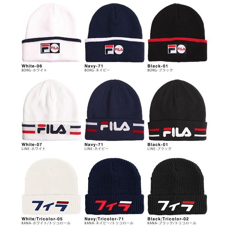 FILA フィラ ニット 帽子 メンズ レディース ロゴ カタカナ FILA フィラ ニット 帽子 メンズ レディース ロゴ カタカナ